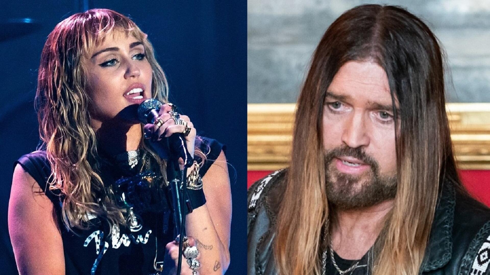 Miley Cyrus drze koty z ojcem. To się stało na gali Grammy - Złote przeboje